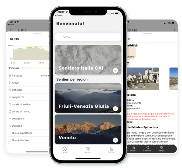 Scarica la app - Mappa Digitale Sentiero Italia